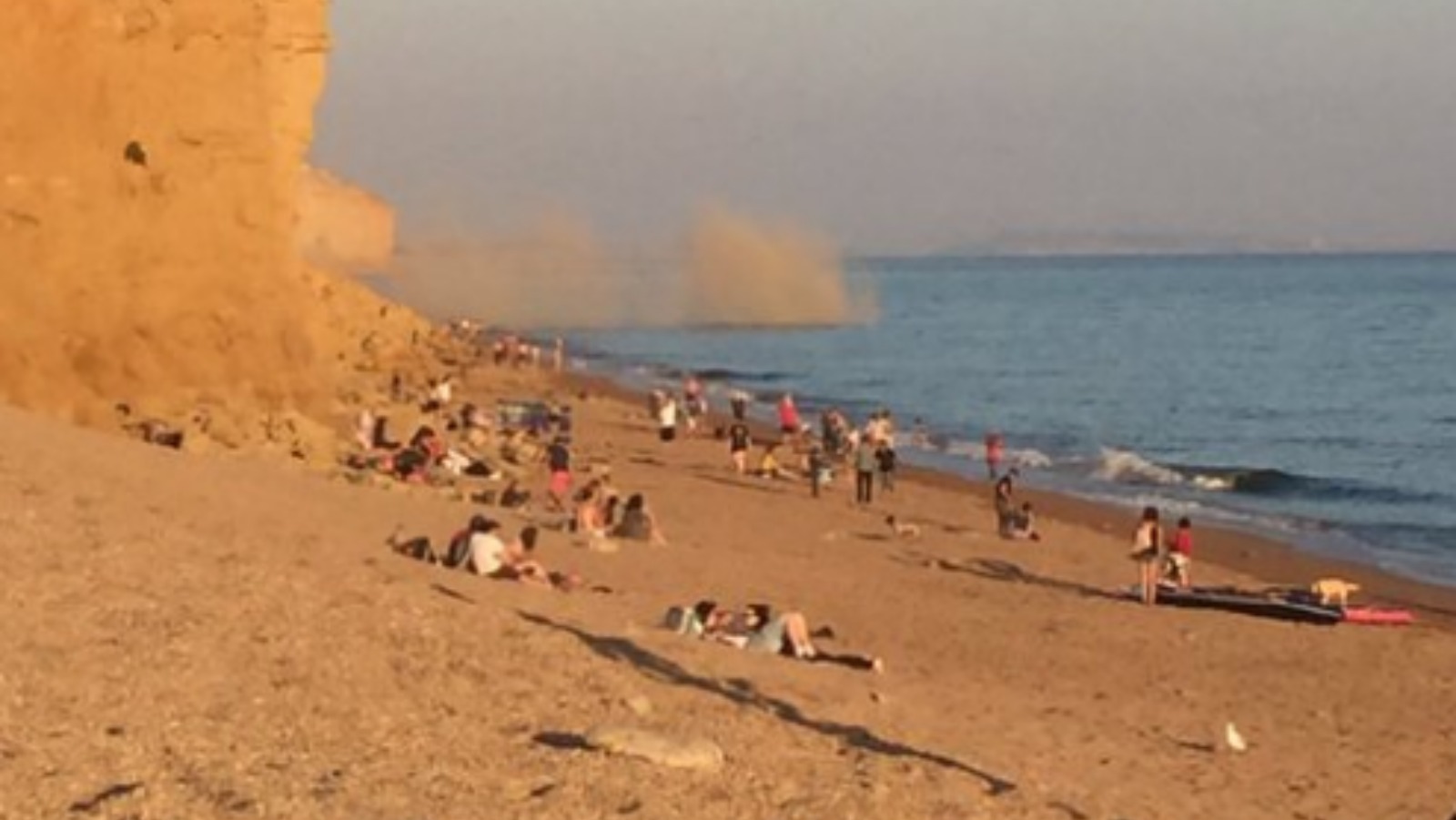 West Bay cliff collapse prompts large emergency response | ITV News ...