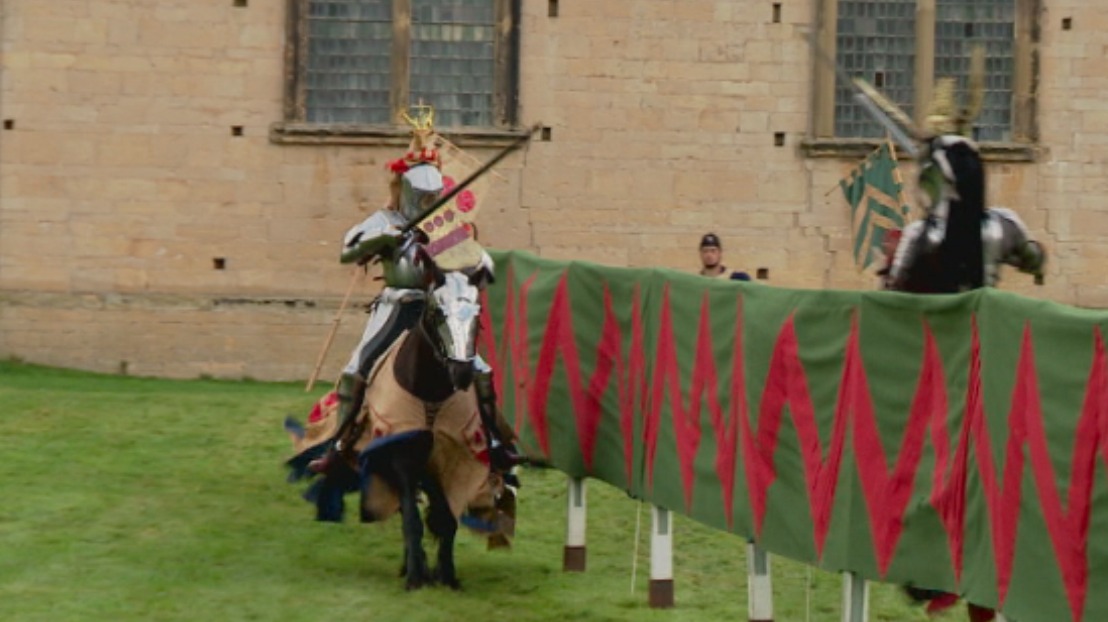 Female jouster strikes a blow for equality | ITV News Central
