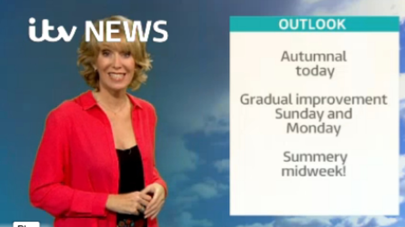 Here's Emma with Saturday evening's Granada weather | ITV News Granada