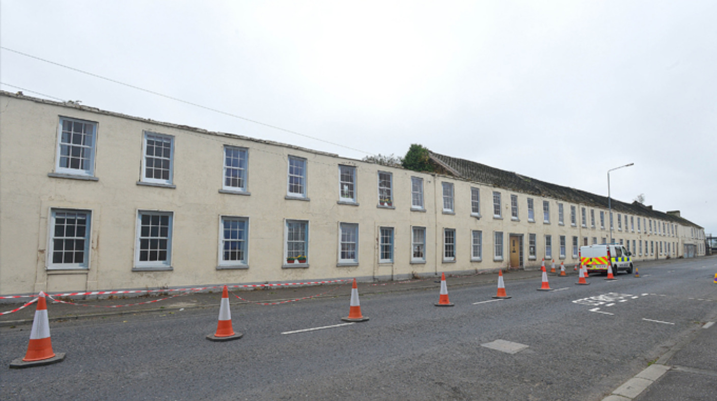 Building collapse fears after high winds | UTV | ITV News