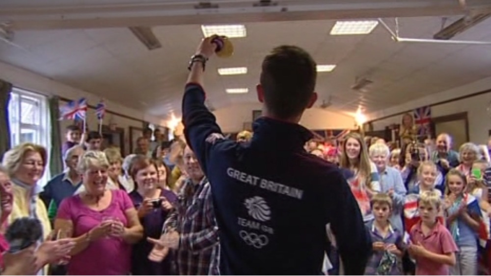 Peter Wilson takes his gold medal home to Dorset | ITV News West Country