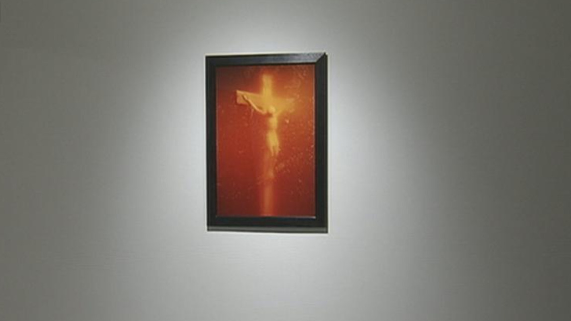 Controversial ‘Jesus in urine’ on display in Derry | UTV | ITV News