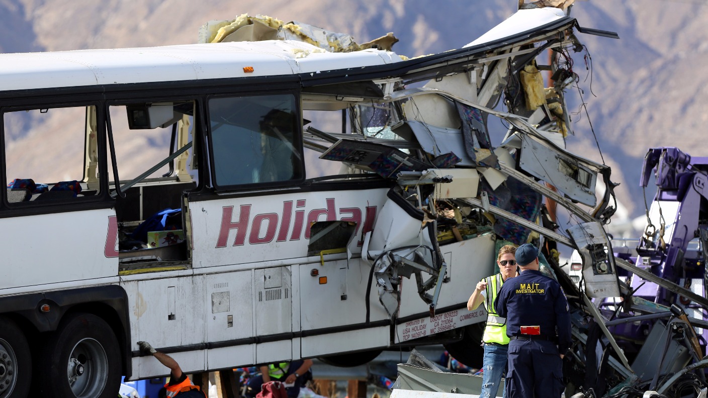 At least 13 dead in California bus crash | ITV News
