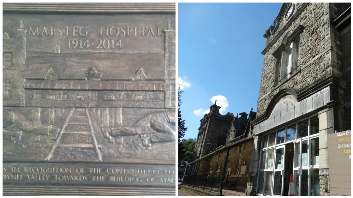 Plaque unveiled for miners who helped found Maesteg hospital | ITV News ...