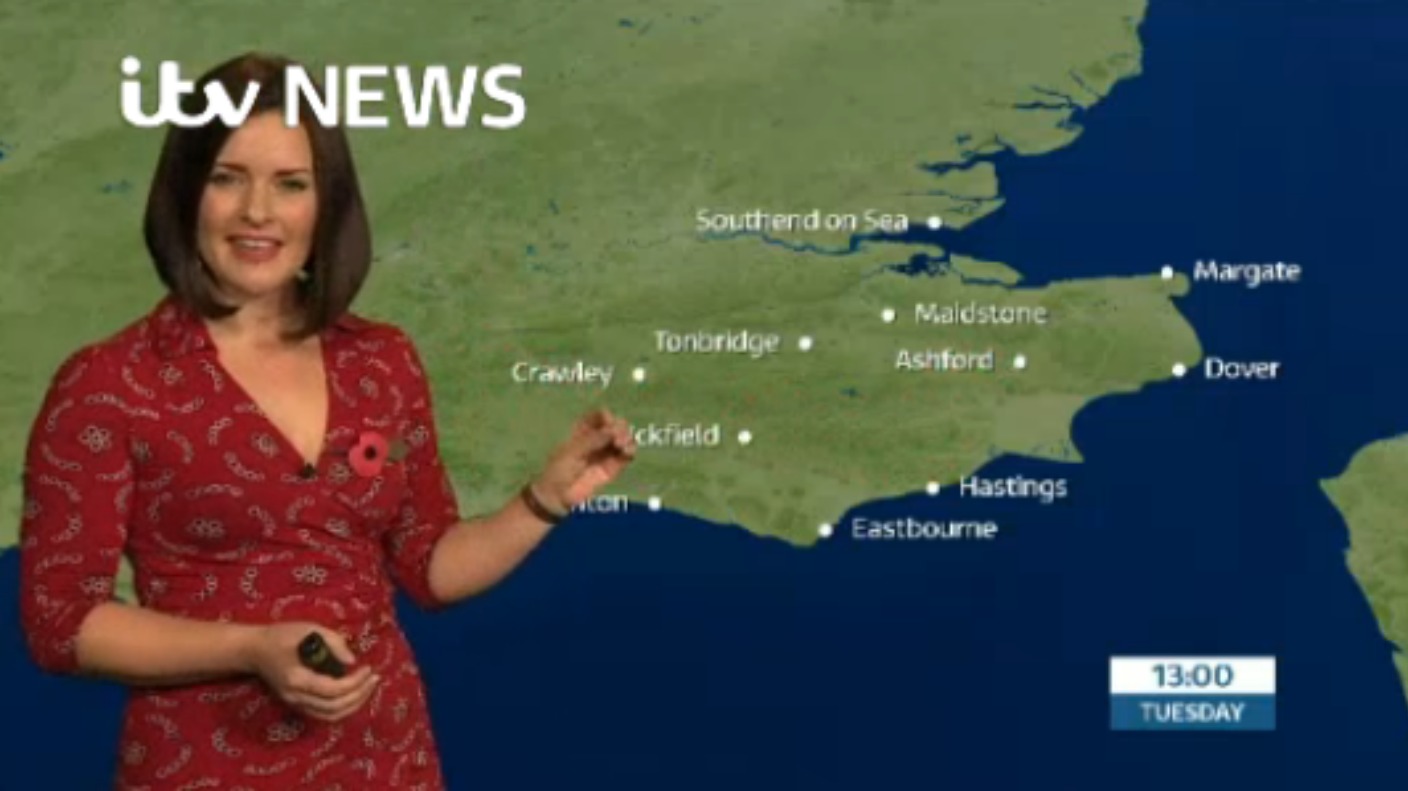 Tuesday morning's weather for the east of the region | ITV News Meridian