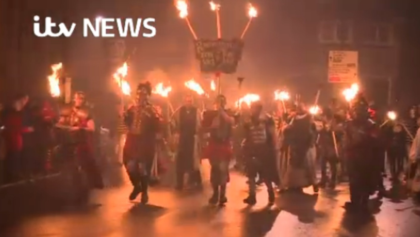 Armed police to patrol town's bonfire celebrations | ITV News Meridian