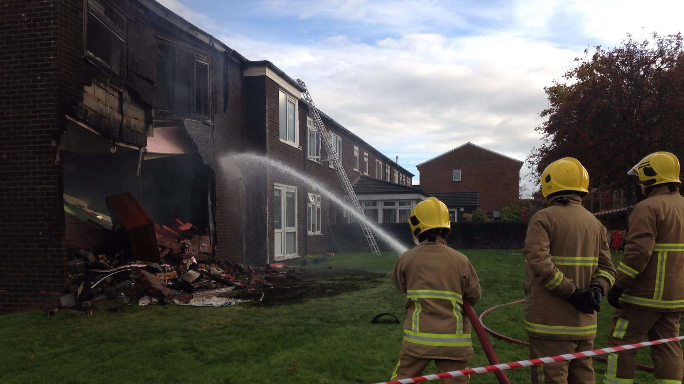 Fire crews continue to tackle blaze in Penrith | ITV News Border
