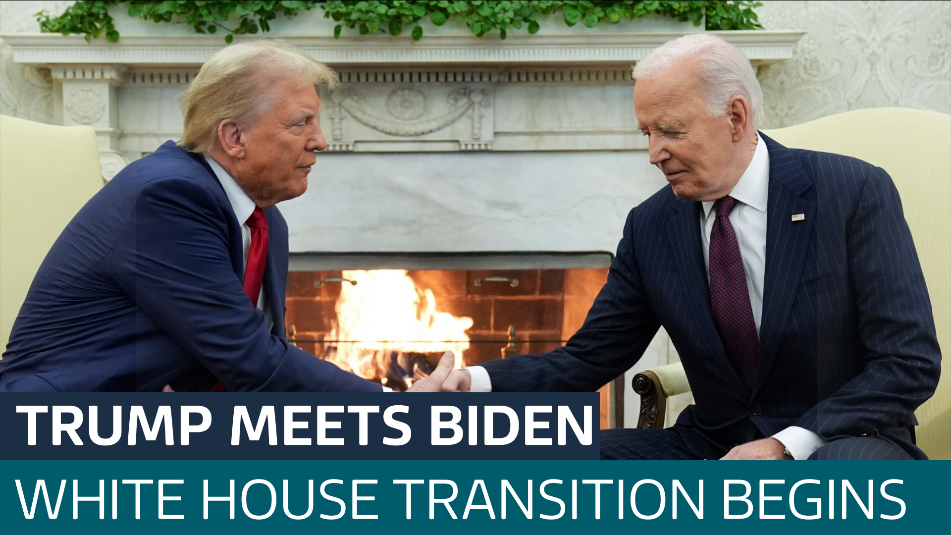 Donald Trump thanks Joe Biden for "smooth transition" in meeting at ...