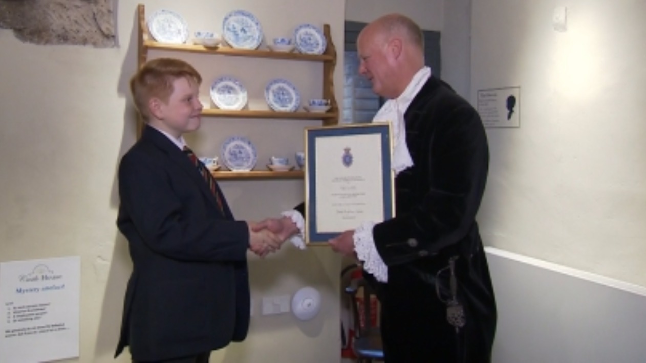 Award for brave Toby after bullying ordeal | ITV News West Country