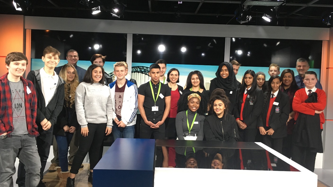 Budding journalists visit ITV newsroom for Tyne Tees taster sessions ...
