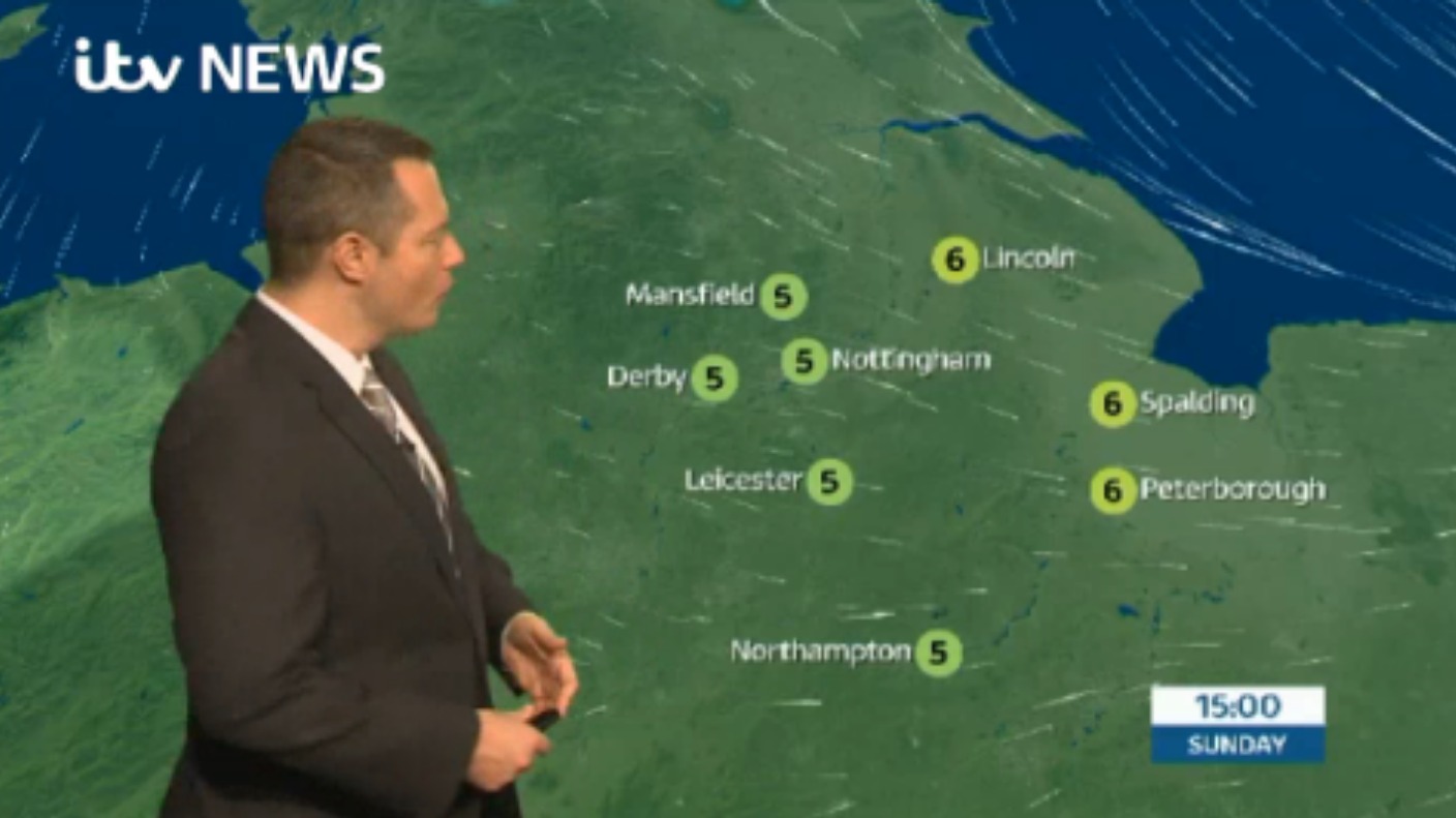 East Midlands Weather: Feeling cold, outbreaks of rain | ITV News Central
