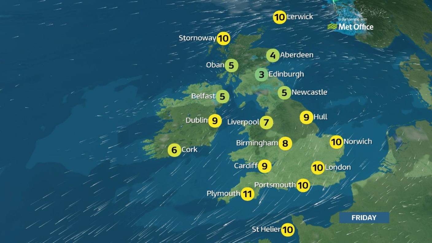 Weather: Dry and cold with brisk winds in the south | ITV News
