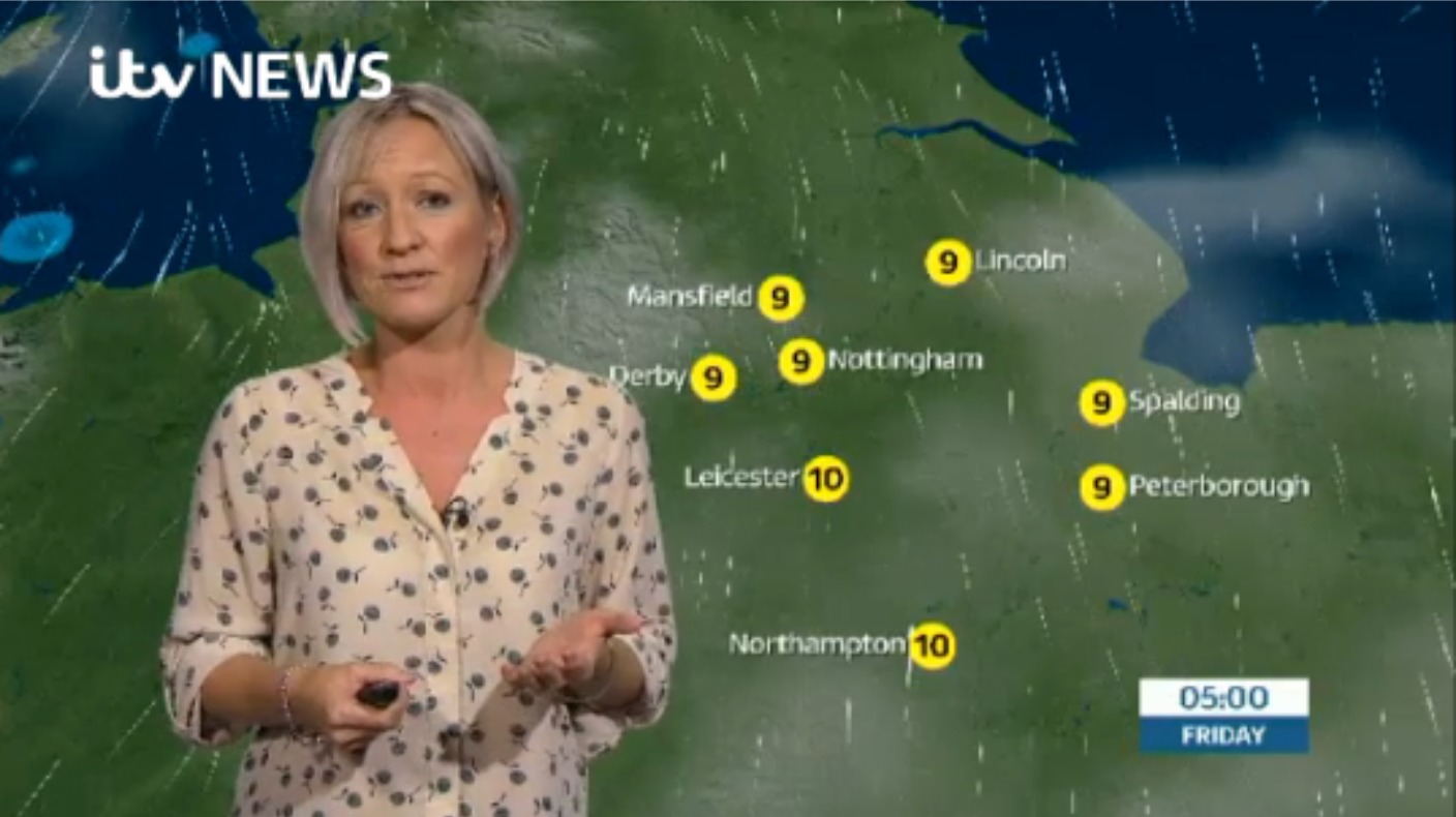 East Midlands Weather: Patchy rain in the early hours | ITV News Central