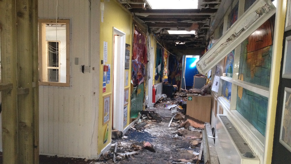 Head teacher hopes fire damaged school will be open in time for the new ...