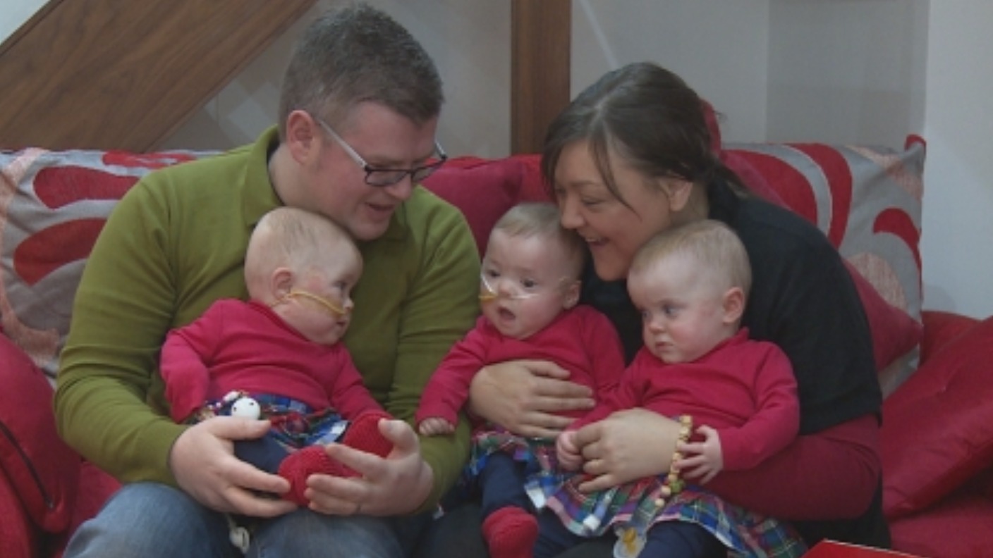 Appeal launched to support triplets after mum's death | ITV News Border