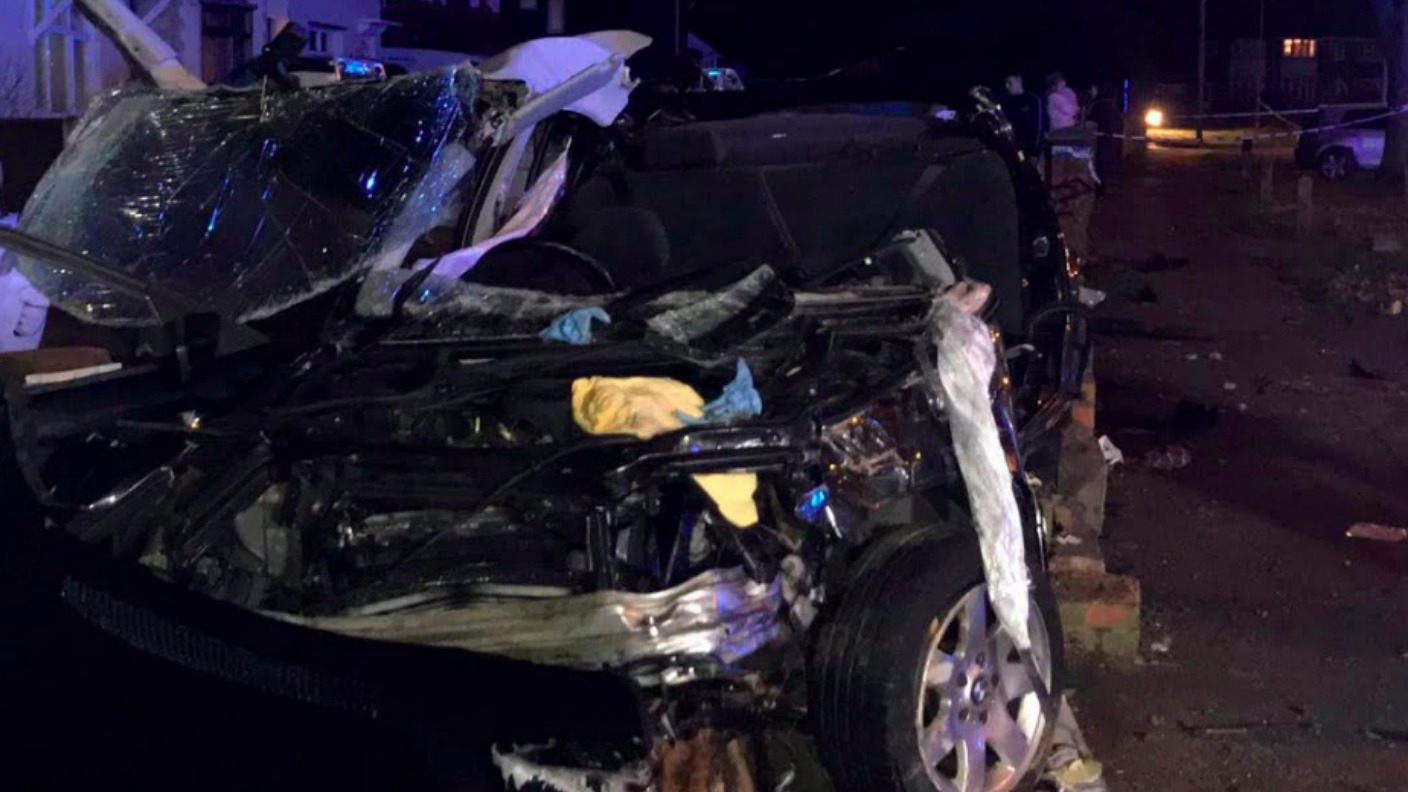 BMW driver killed as car careers across driveways | ITV News Central