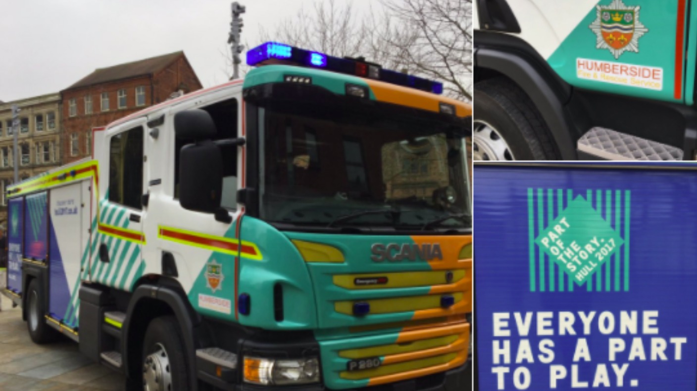 City of Culture fire engines unveiled in Hull | ITV News Calendar