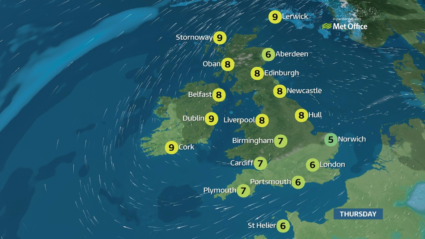 Another cloudy day with light drizzle | ITV News