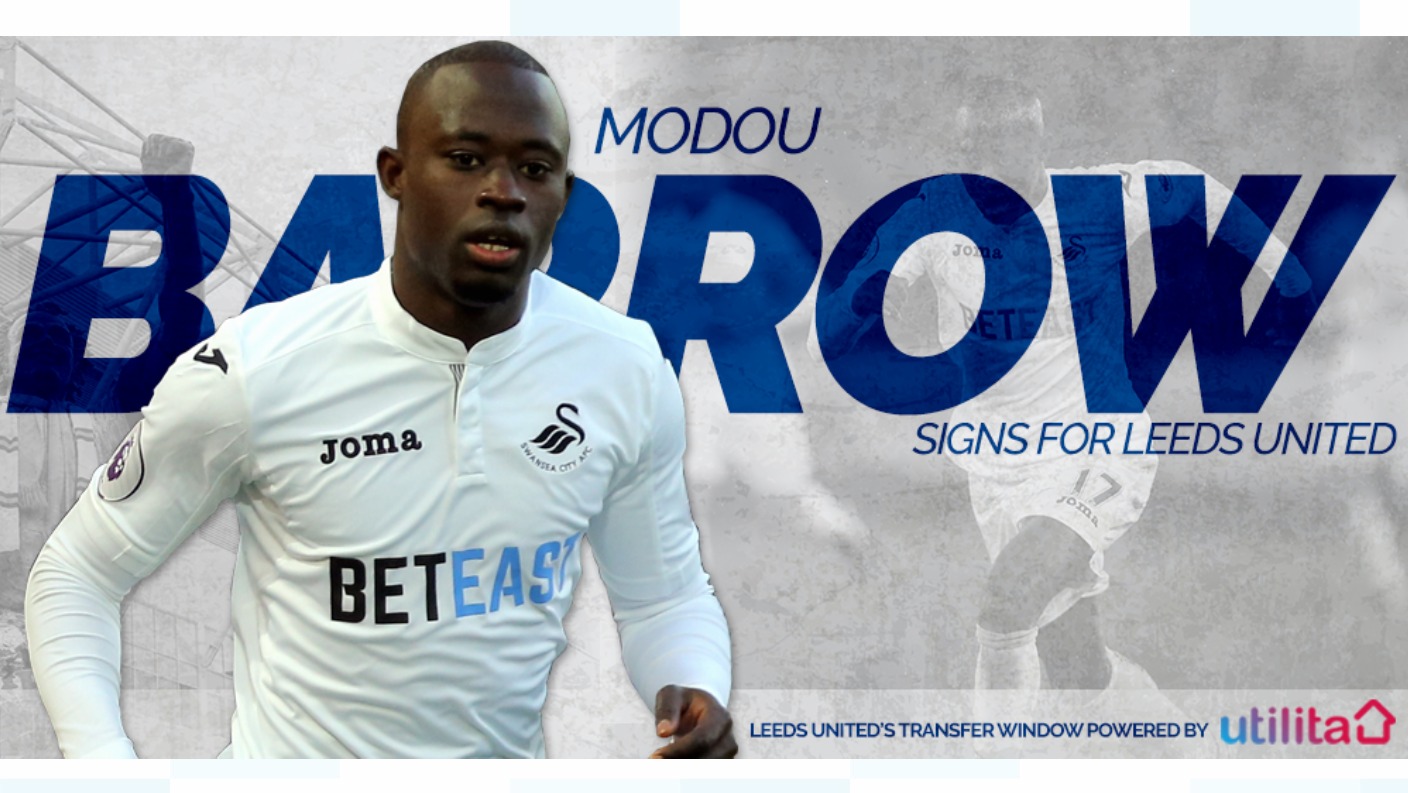 Leeds United bring in Swansea City winger Modou Barrow | ITV News Calendar