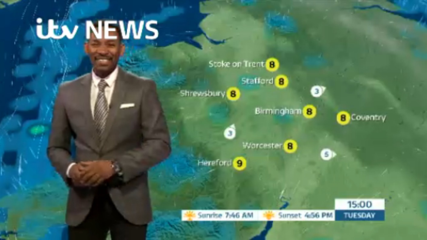 West Midlands Weather: Rain clearing overnight | ITV News Central