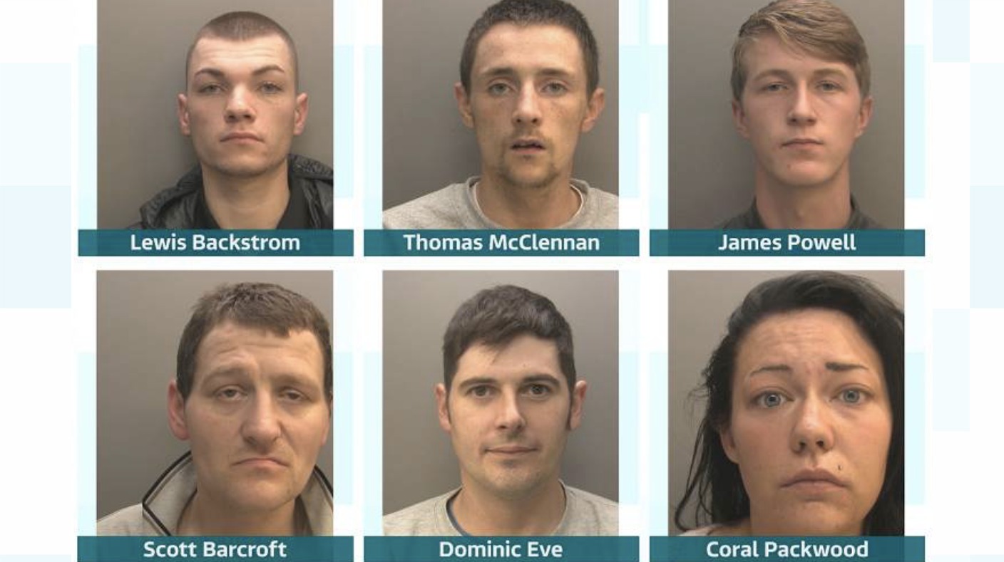 Six drug gang members jailed for organised crime roles | ITV News Border