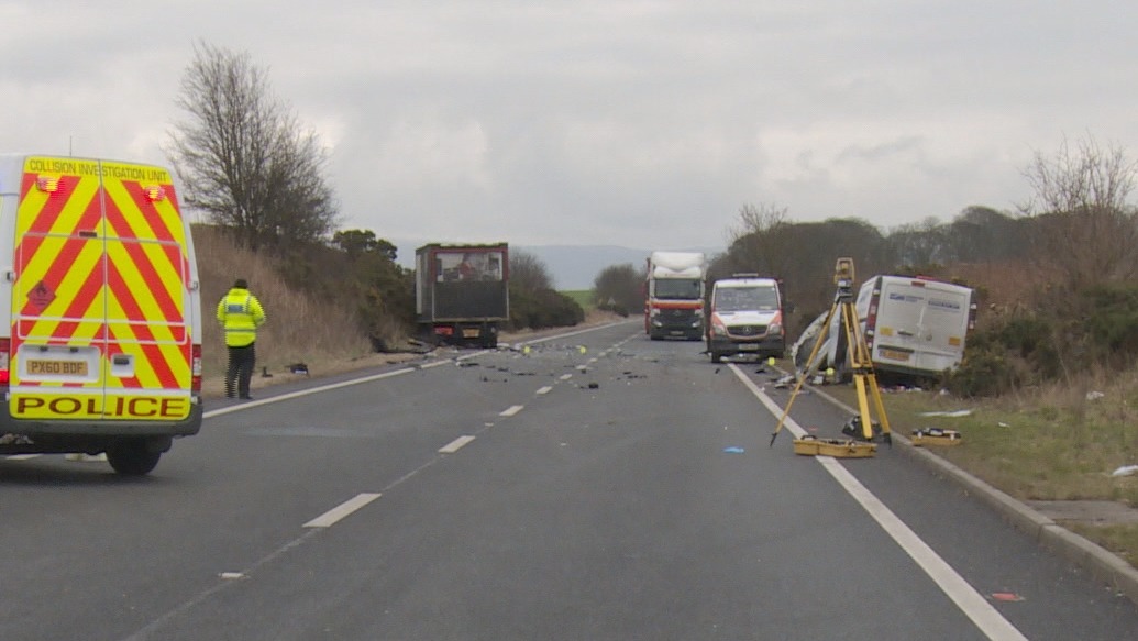 23-year-old man in critical condition after A66 crash | ITV News Border