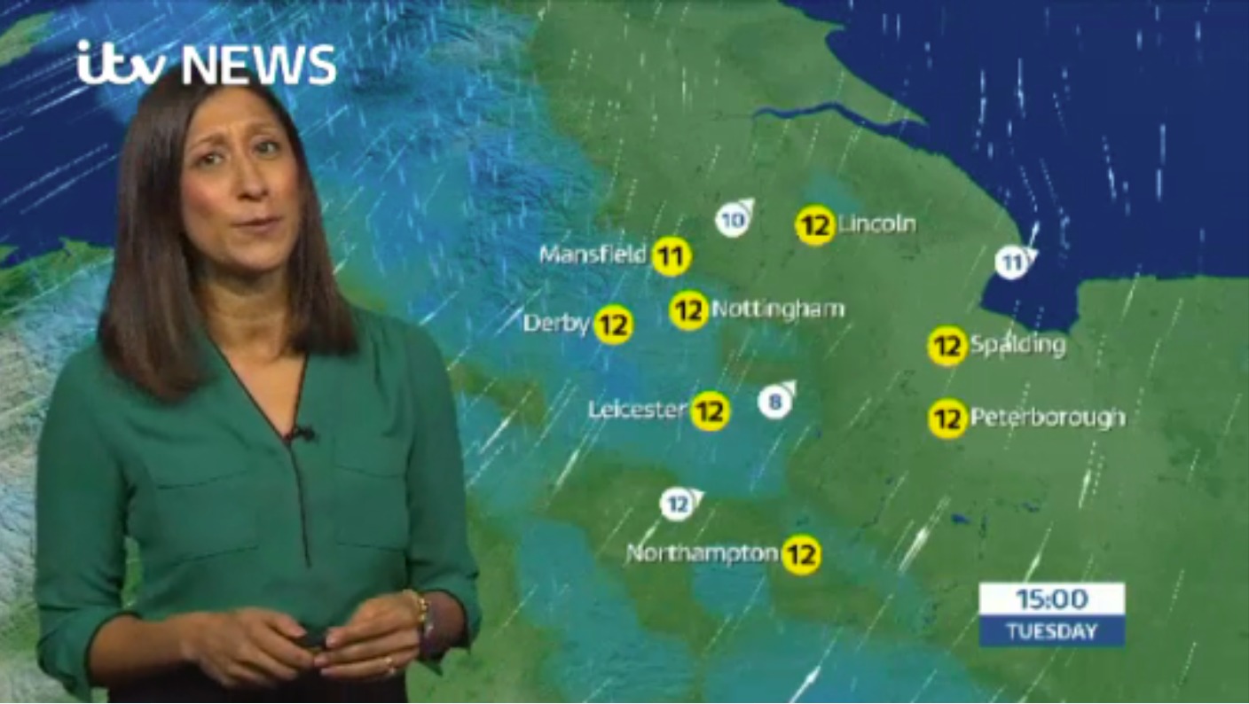 East Midlands Weather: Cloudier with rain later | ITV News Central