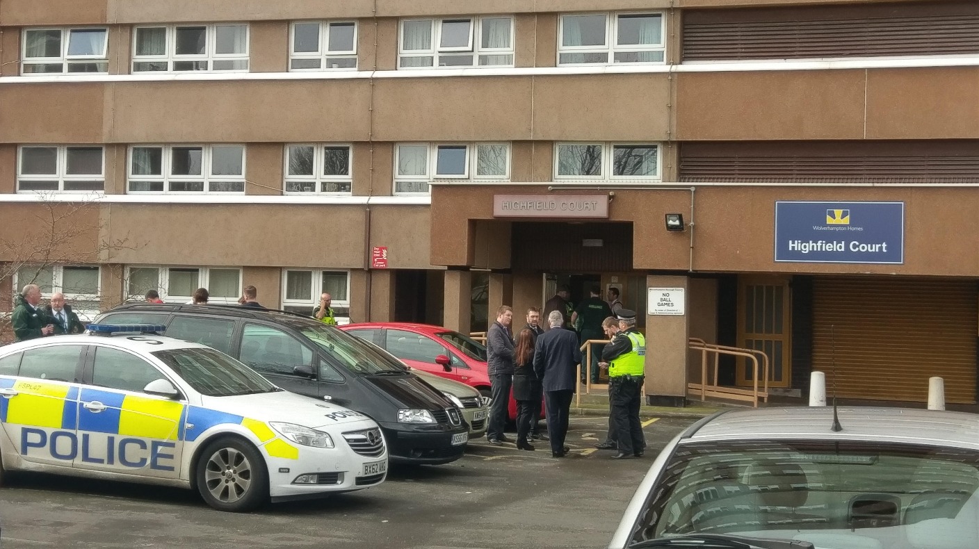 Photos: Latest from scene of fatal domestic stabbing in Wolverhampton ...
