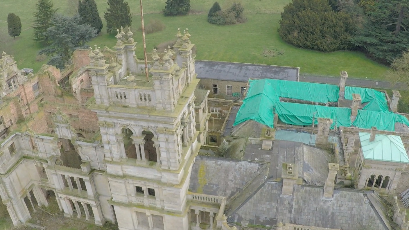 Crumbling and falling apart, wife's dream mansion that husband hated to ...