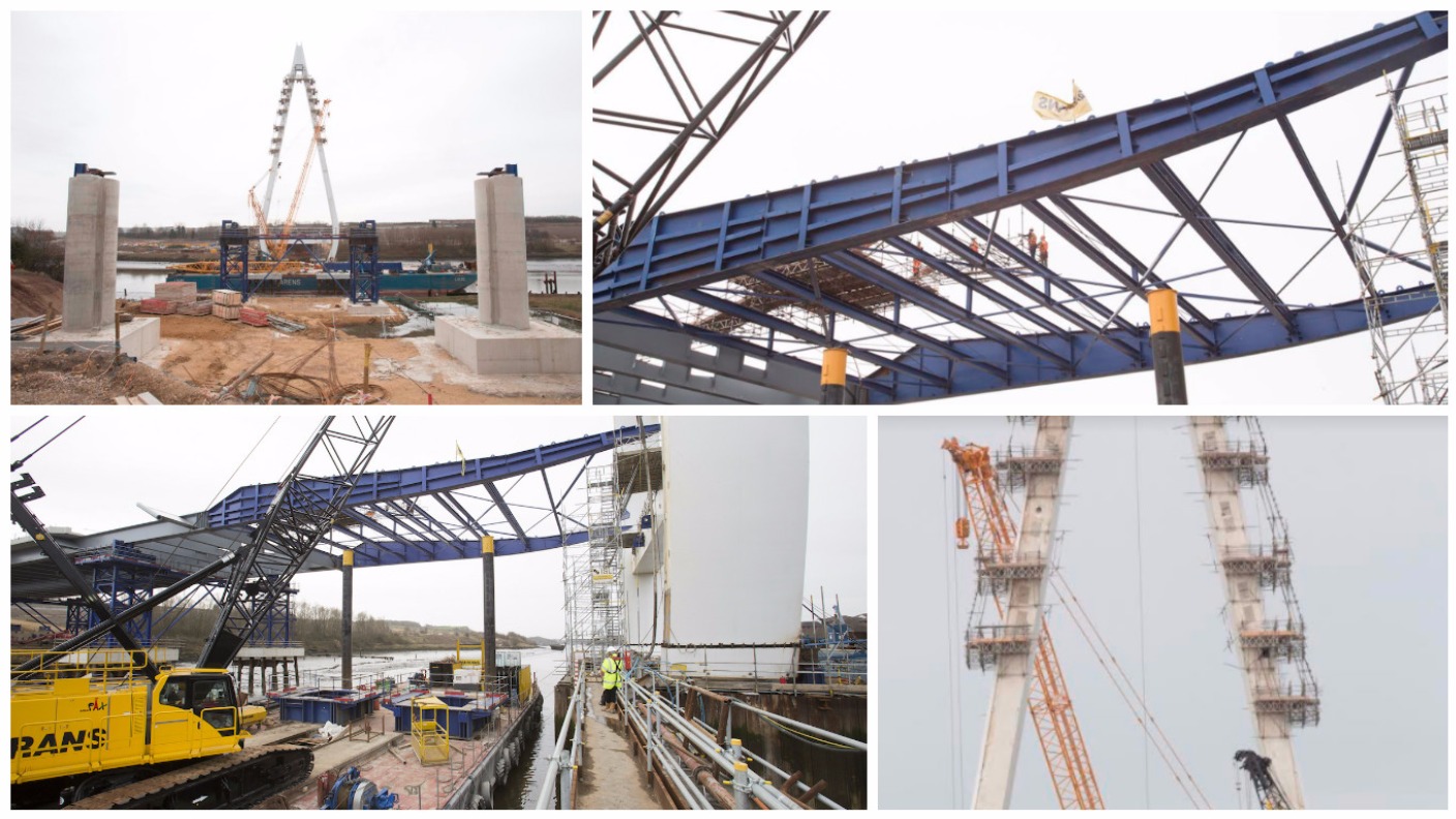 New Wear Crossing bridge deck to be launched | ITV News Tyne Tees