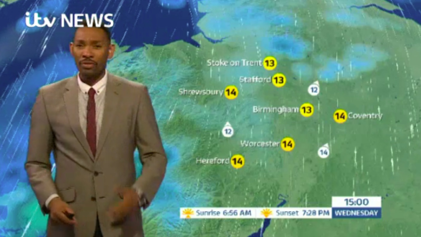 West Midlands Weather: Some rain tonight | ITV News Central
