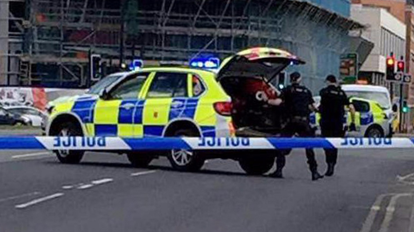 Two pitbull-type dogs shot dead after man and woman bitten | ITV News