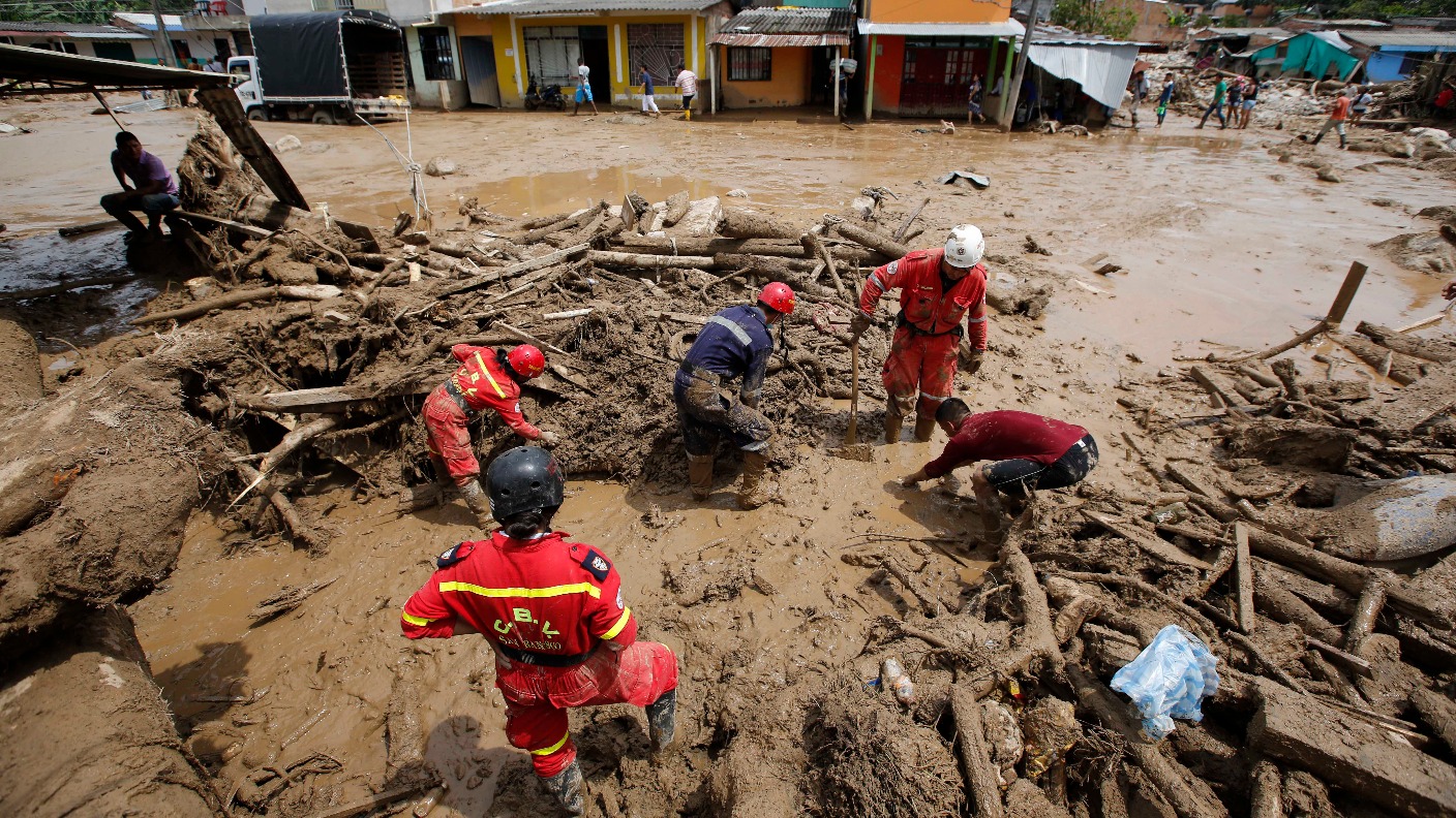 Colombia landslides: Death toll rises to 262 | ITV News