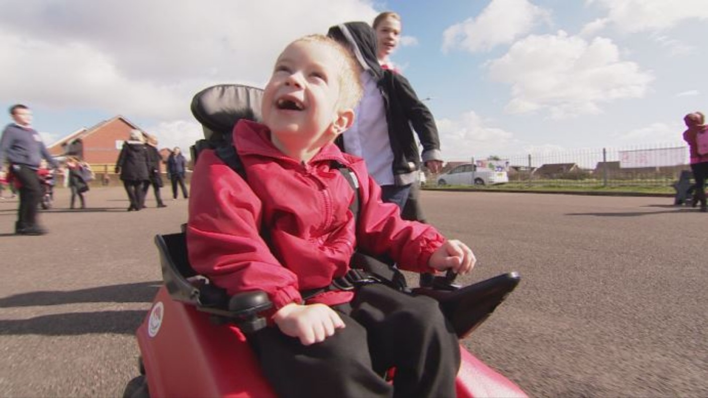 'Wizzybug' wheels give boy with cerebral palsy a boost | ITV News Wales