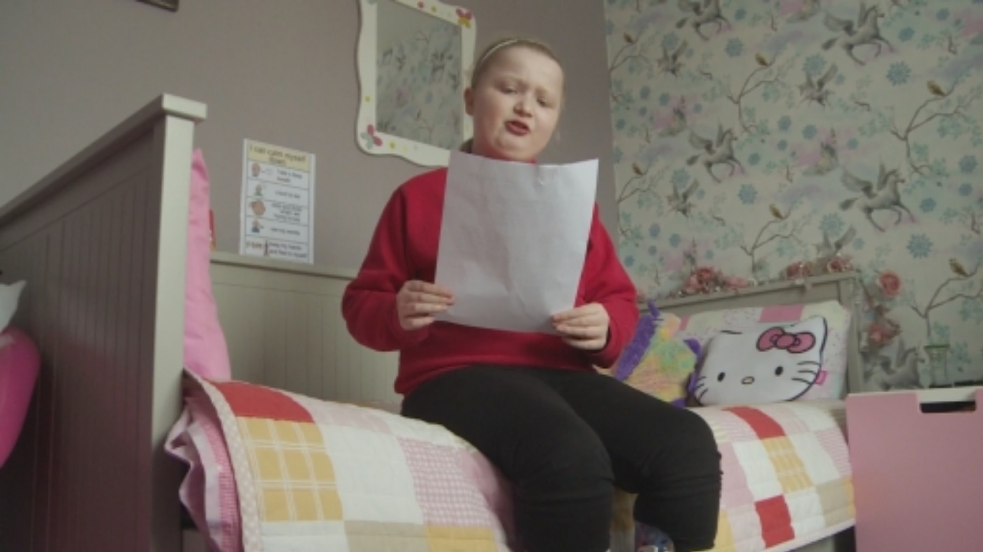 11-year-old girl with autism and cerebral palsy pleads for place at ...