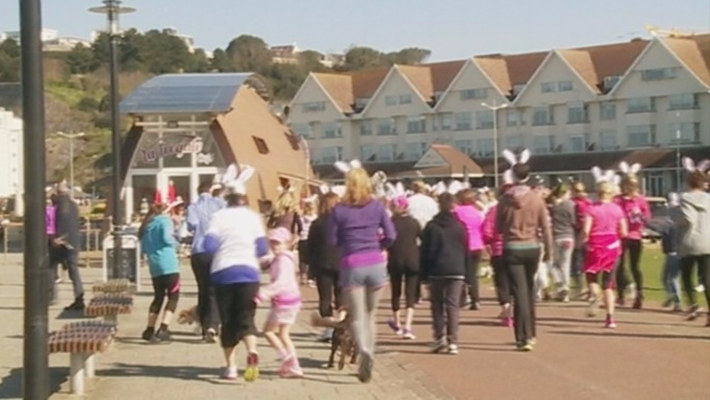 Run, walk, hop for charity | ITV News Channel