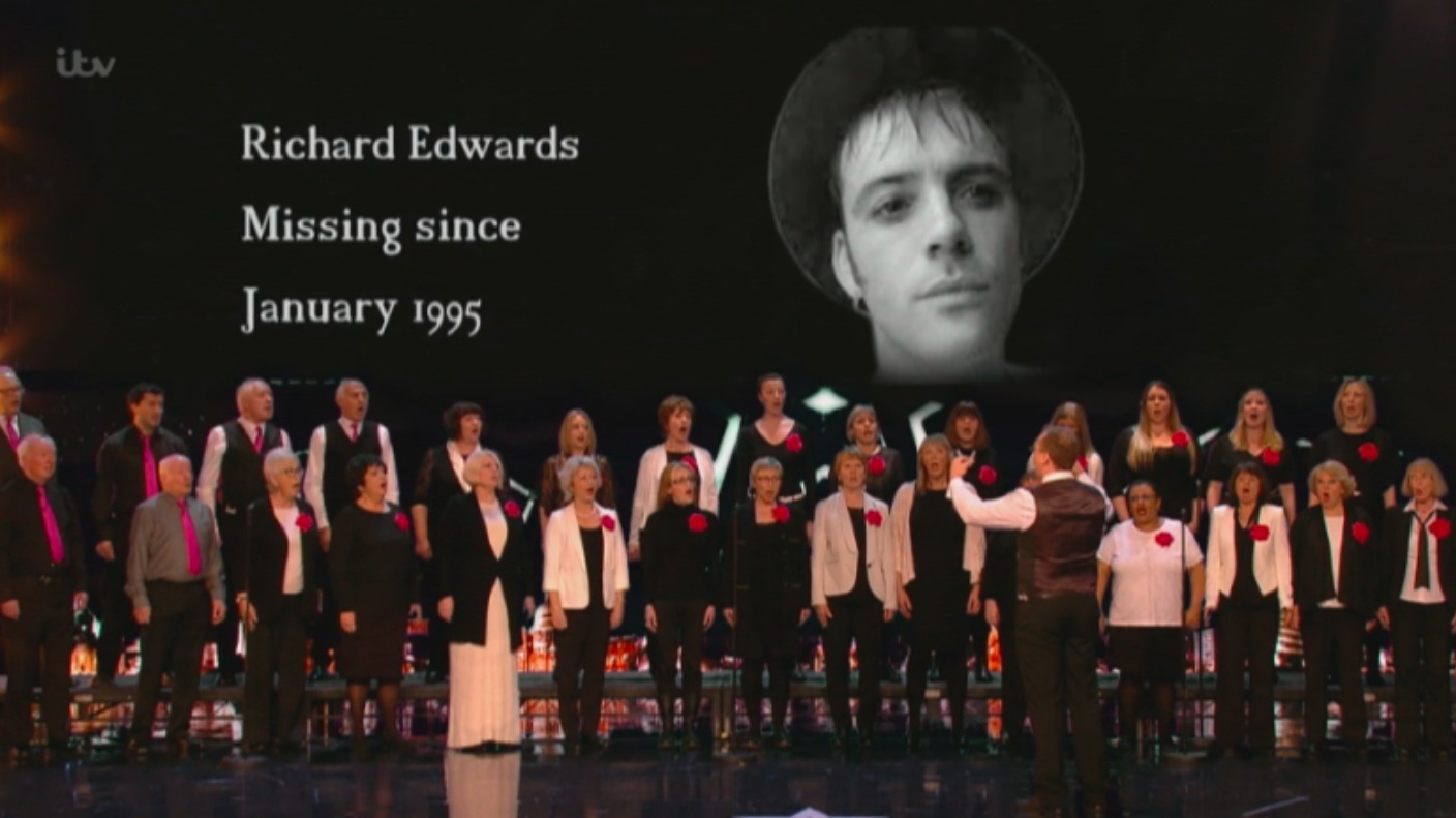 The Missing People Choir featuring Richard Edwards' sister moves ...