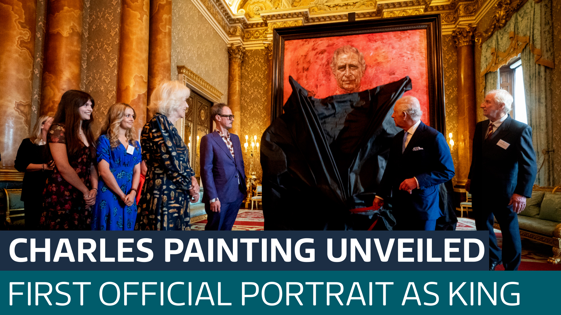 King unveils first official portrait as monarch - Latest From ITV News