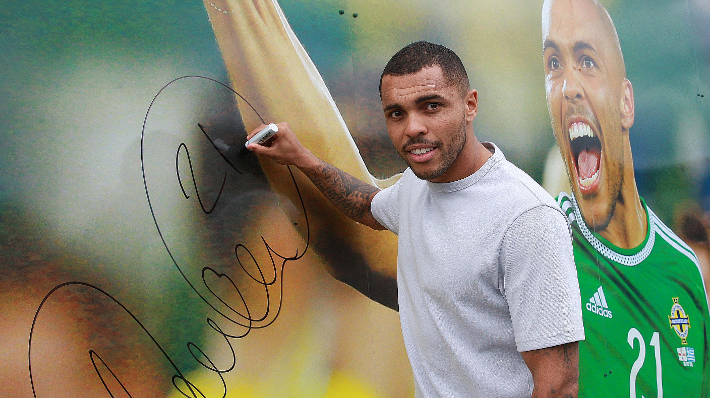 NI’s Magennis honoured with hometown mural | UTV | ITV News