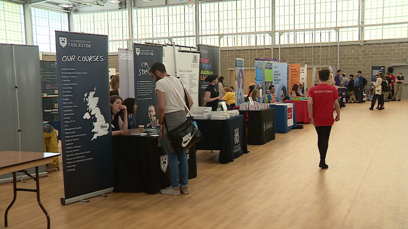 UCAS event in Bedford | ITV News Anglia