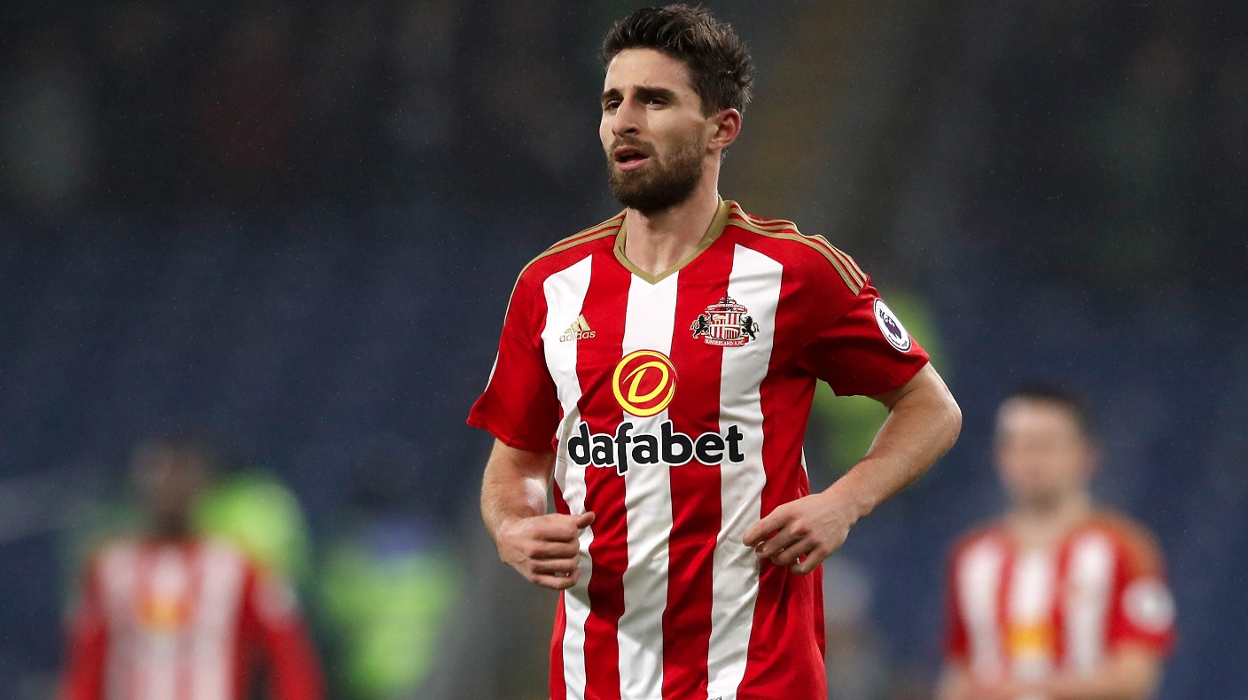 Sunderland striker Fabio Borini undergoing medical at AC Milan. | ITV News