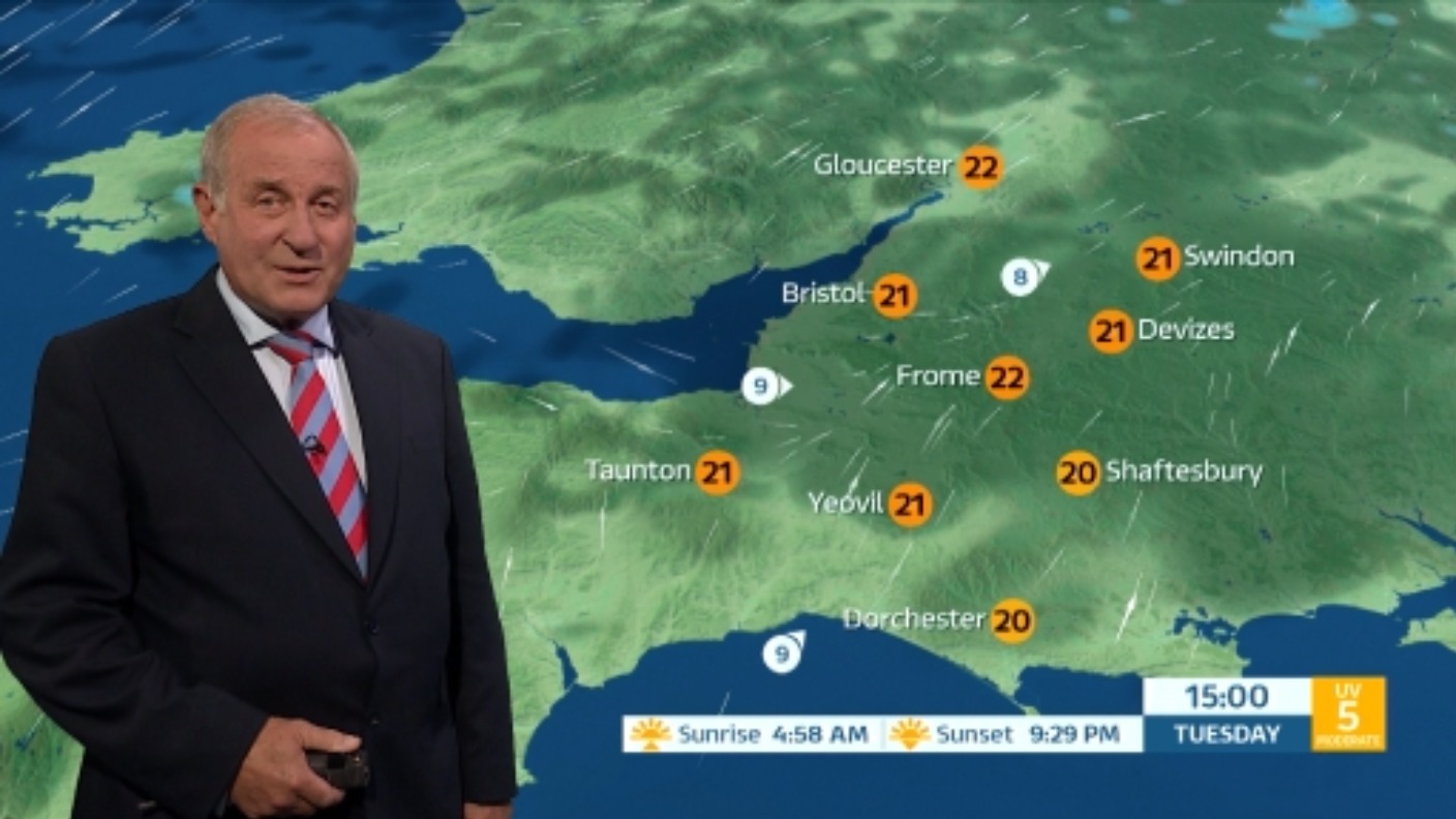 Outbreaks of rain and thunderstorms | ITV News West Country