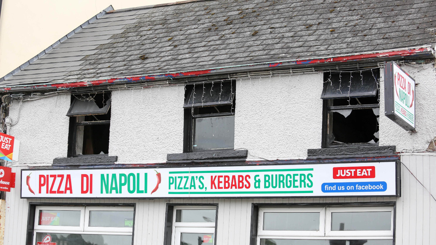 Extensive damage caused by Banbridge arson attack | UTV | ITV News