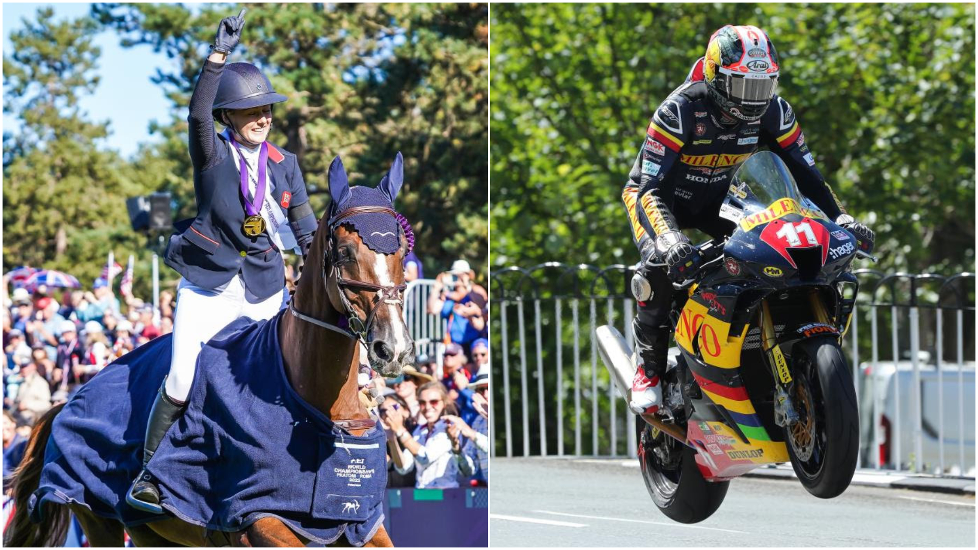 Equestrian world champion and TT star win top prizes at Isle of Man ...