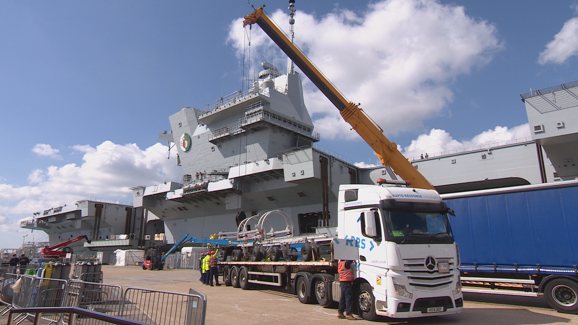 HMS Queen Elizabeth prepares for maiden deployment | ITV News Meridian