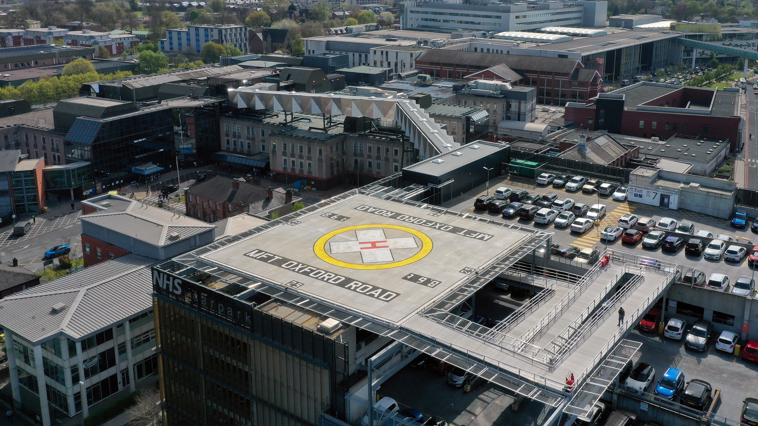 New Helipad for Manchester hospitals will help save lives | ITV News ...