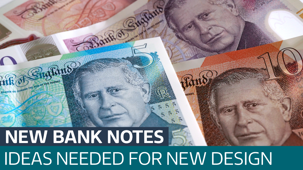 Bank of England seeks ideas for new bank note designs - Latest From ITV ...