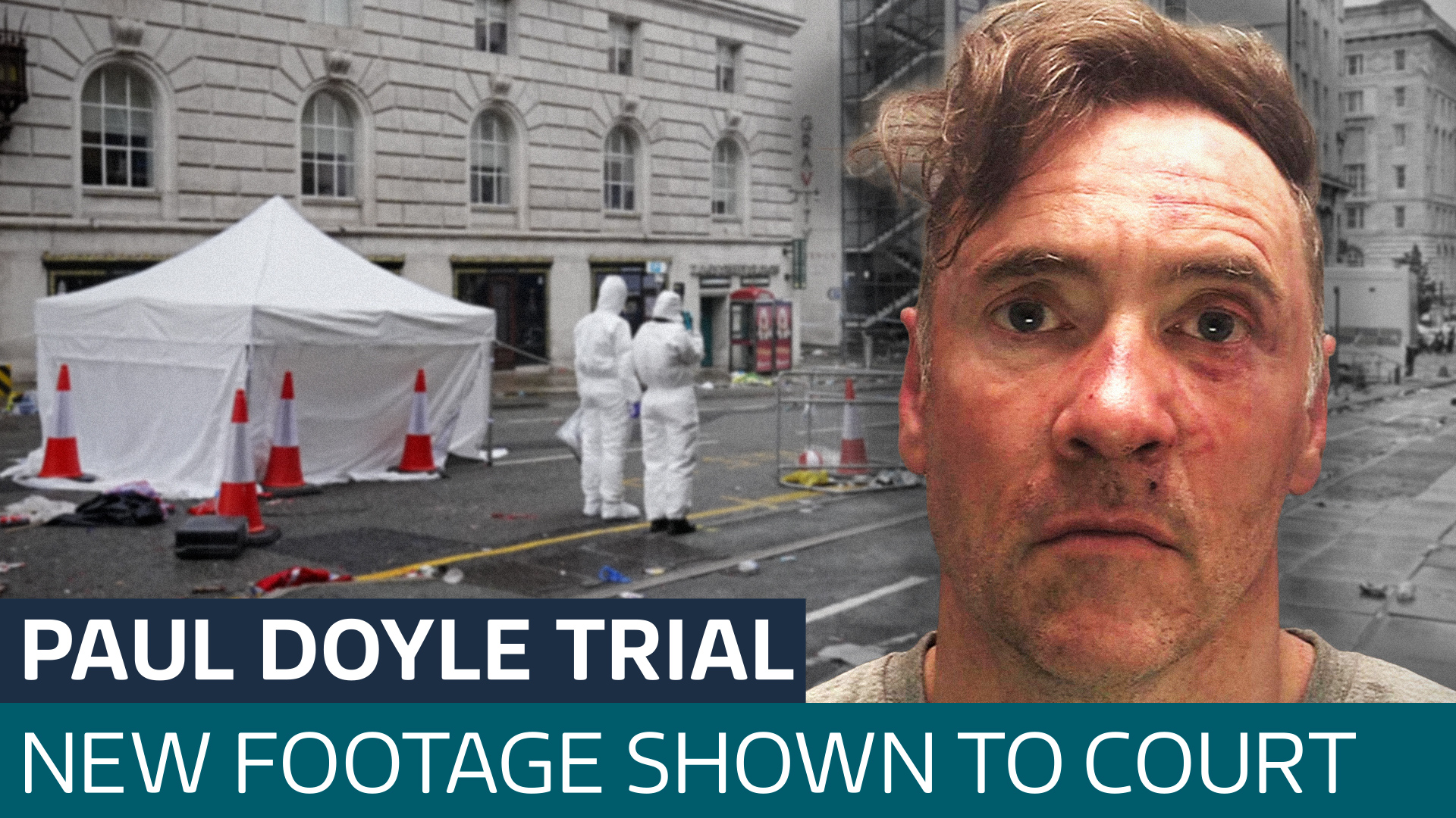 Court shown footage of Paul Doyle screaming at fans to 'get out the way ...