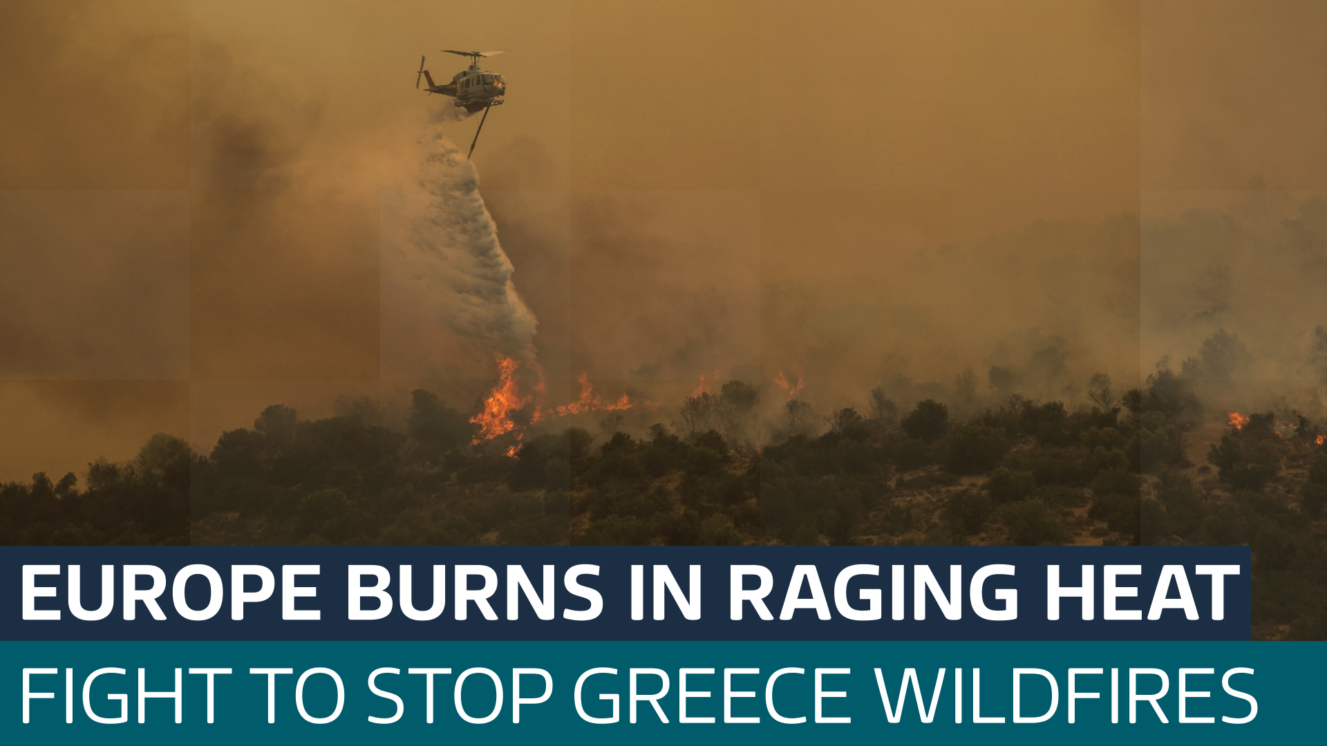 Wildfires continue to burn in Greece as heat threatens people's health ...