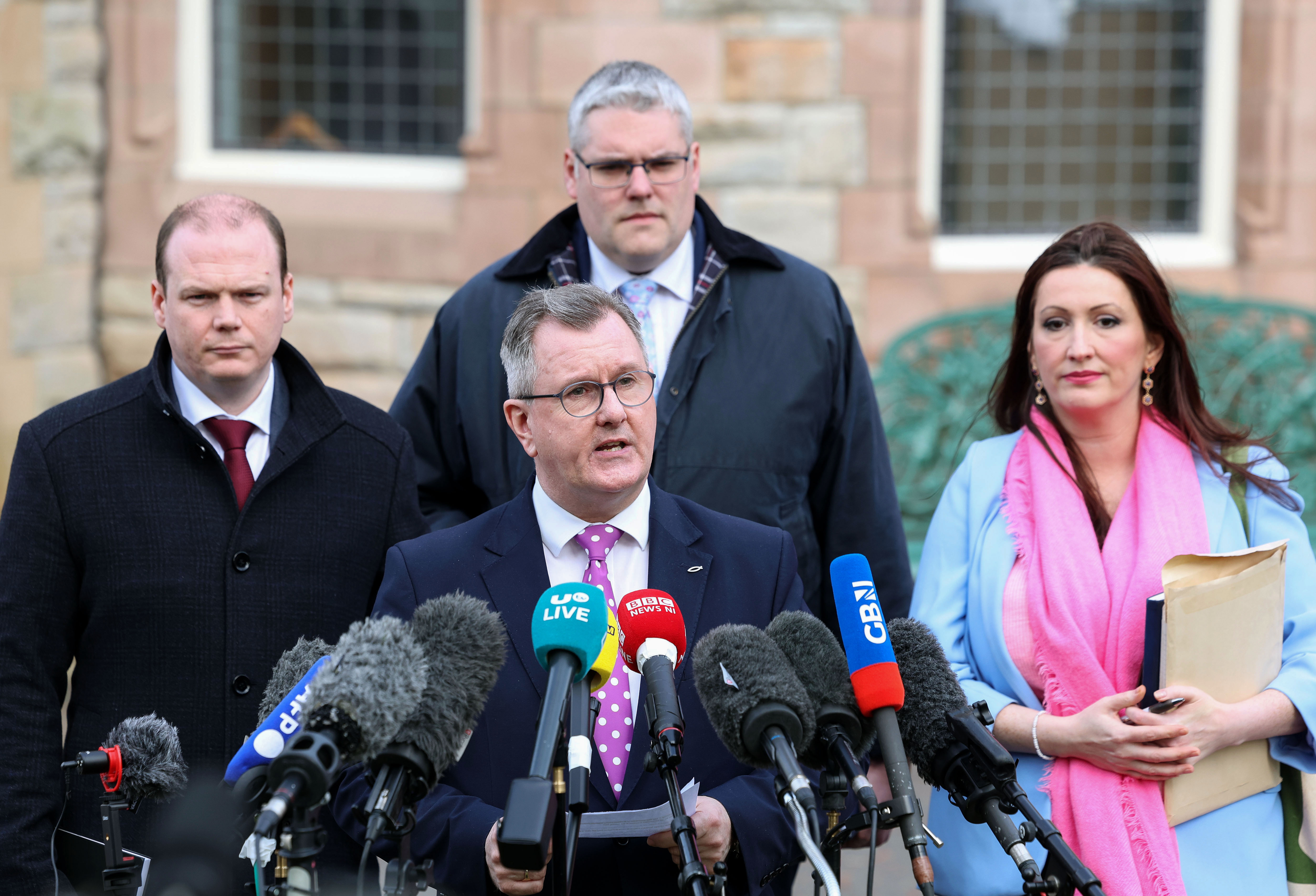 DUP leader 'hopeful' protocol agreement between UK and EU will meet ...